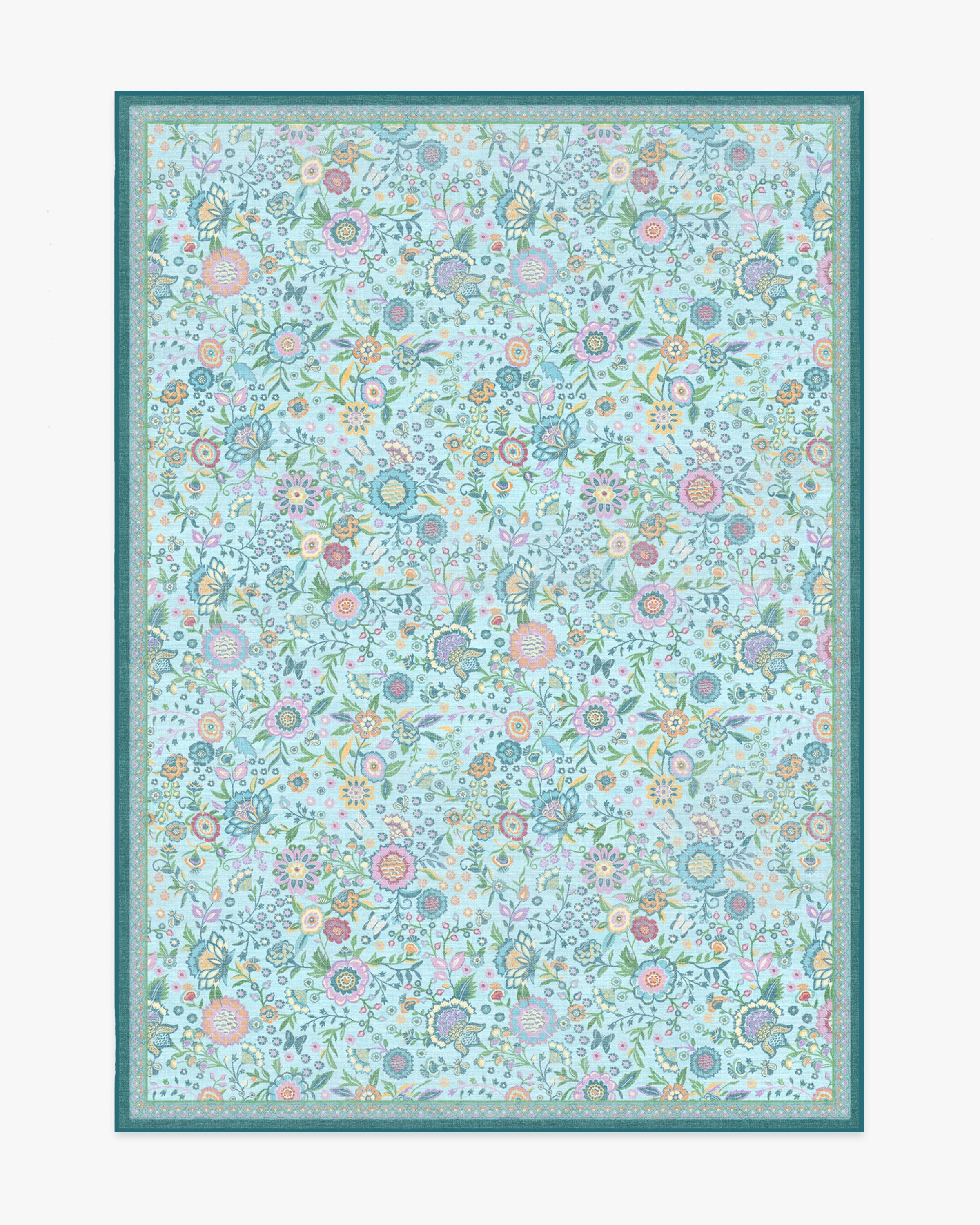 Bridgerton Royal Garden Multicolour Rug | Ruggable