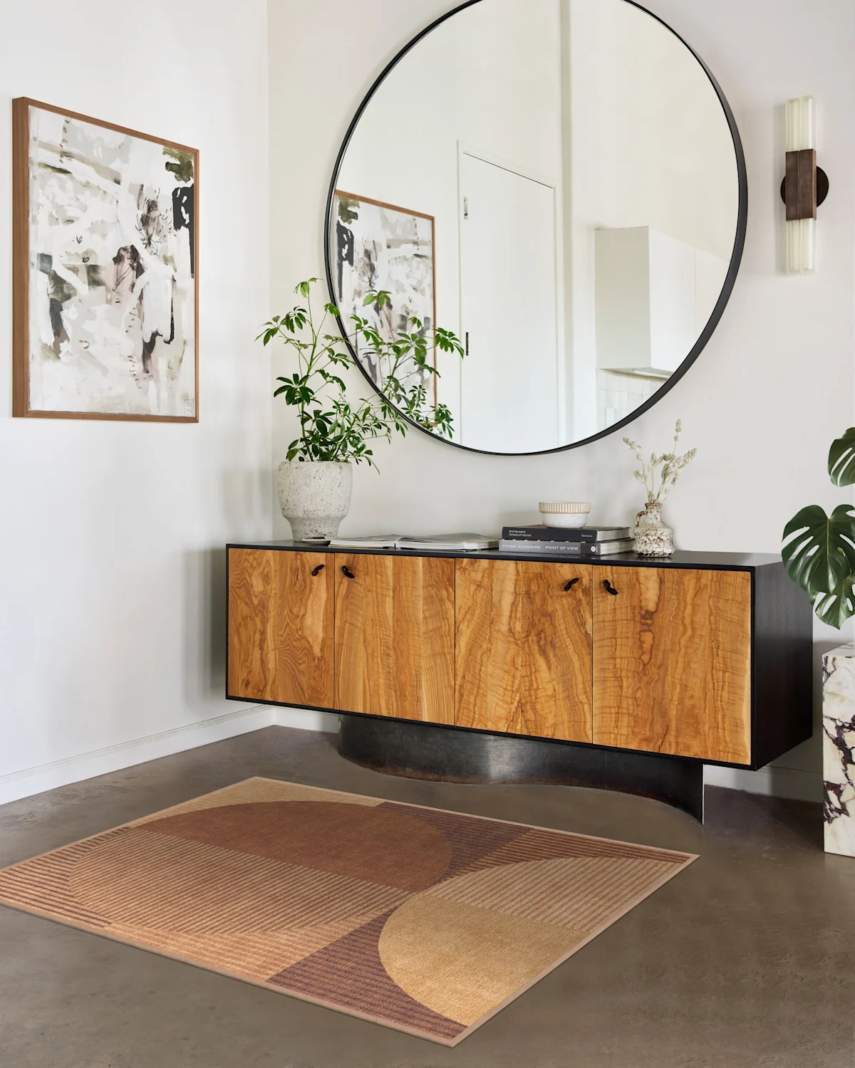 Harlow Copper & Brown Rug | Ruggable