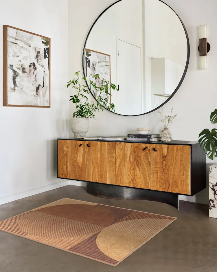 Harlow Copper & Brown Rug | Ruggable