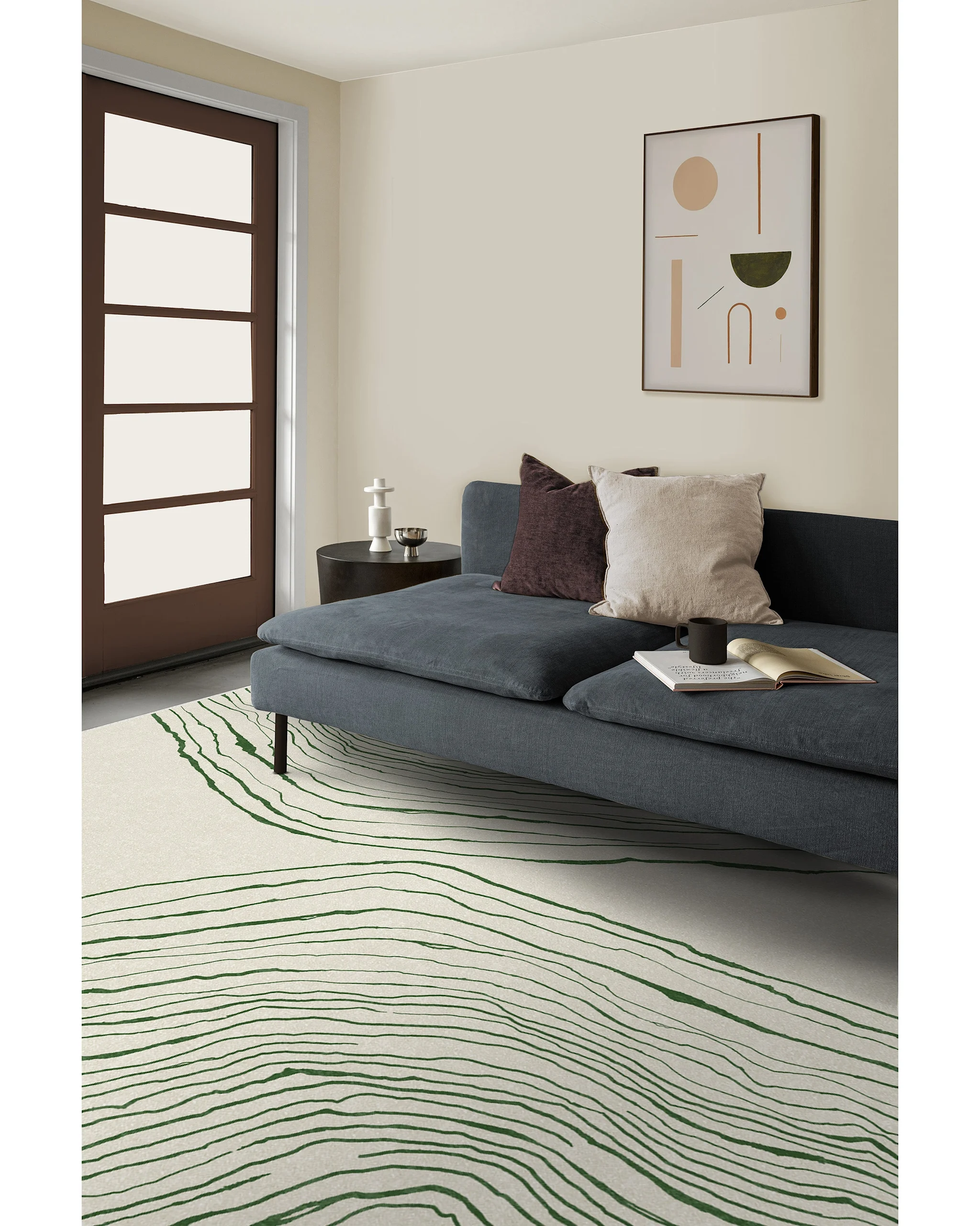 Nina Takesh Seine Sage & Ivory Rug | Ruggable
