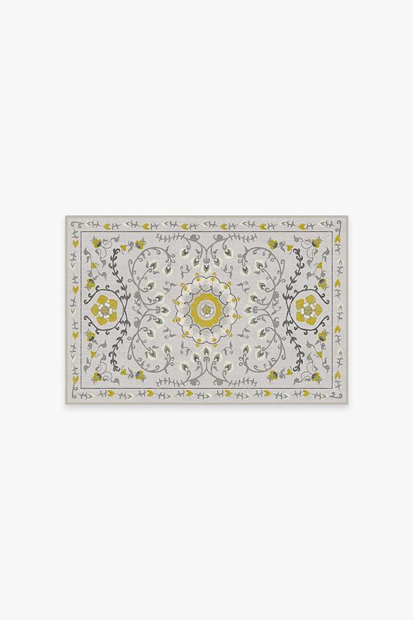 Suzani Yellow Rug | Ruggable