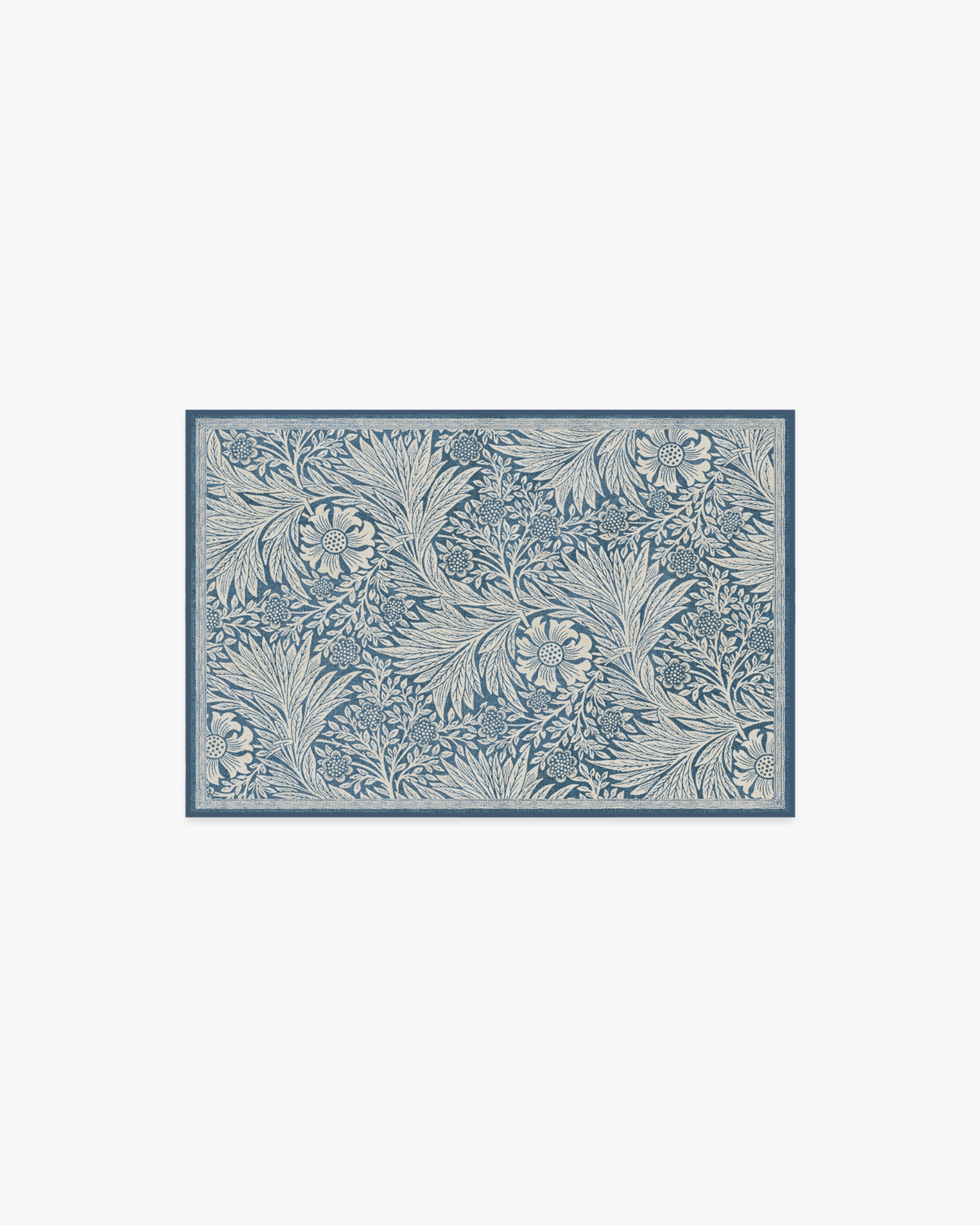 Morris & Co. Marigold Blue Tufted Rug | Ruggable