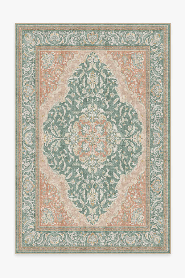 Outdoor Allura Copper Sage Rug | Ruggable