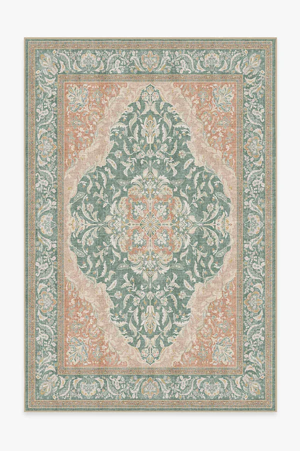 Outdoor Allura Copper Sage Rug | Ruggable