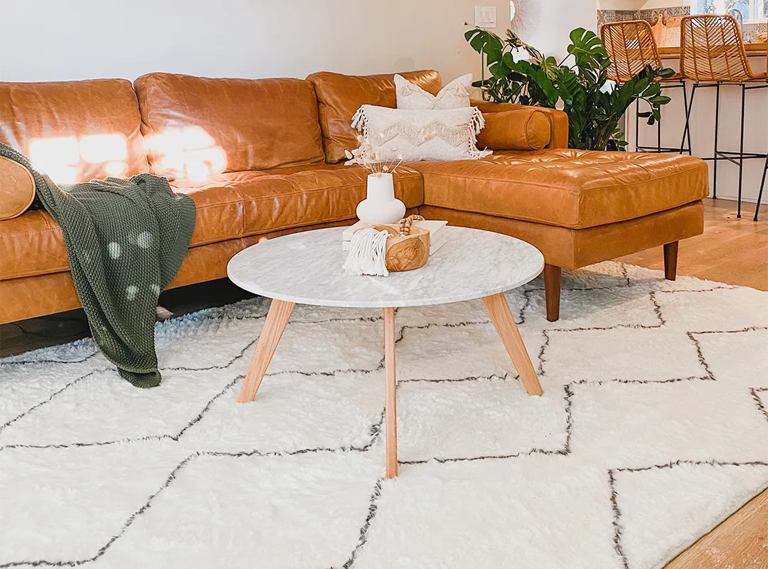 What Colour Rug Goes With a Brown Sofa? | Ruggable