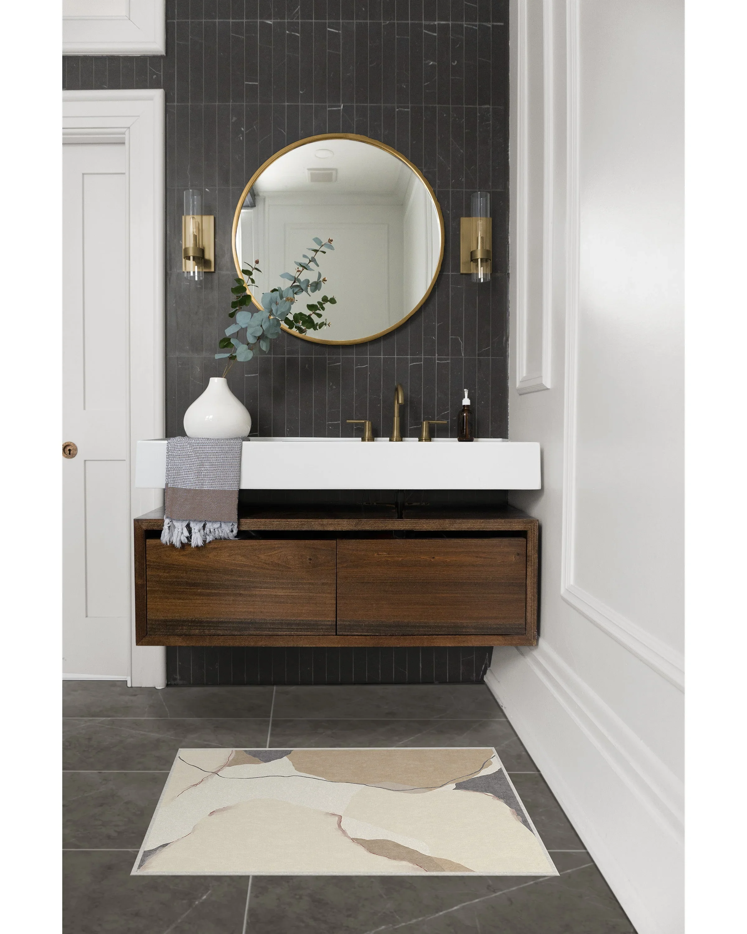 Nina Takesh Loire Ivory Quartz Rug | Ruggable