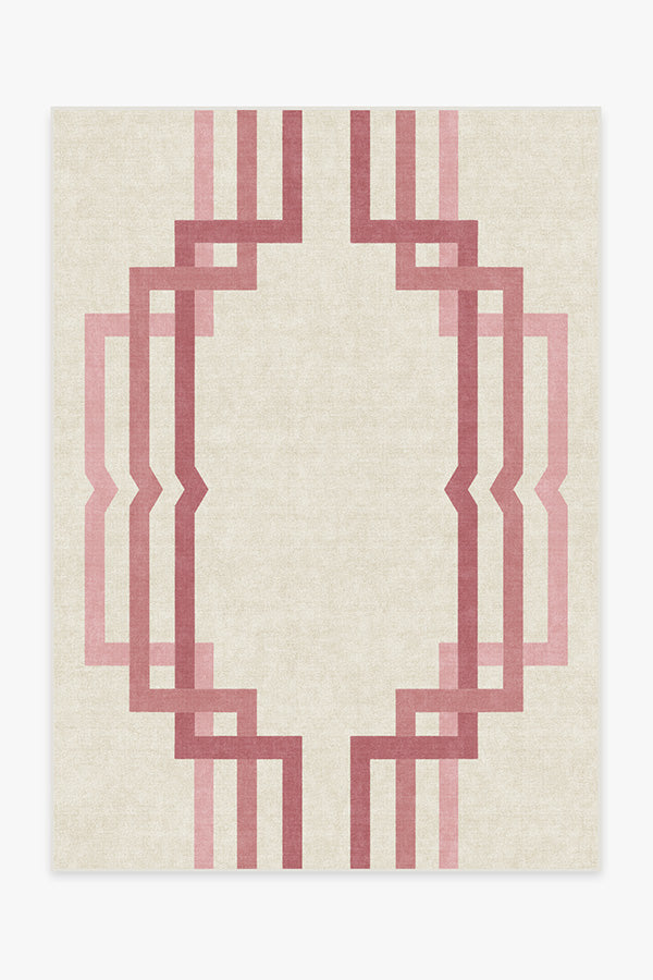 Barbie™ Dreamworld Ivory & Pink Tufted Rug | Ruggable