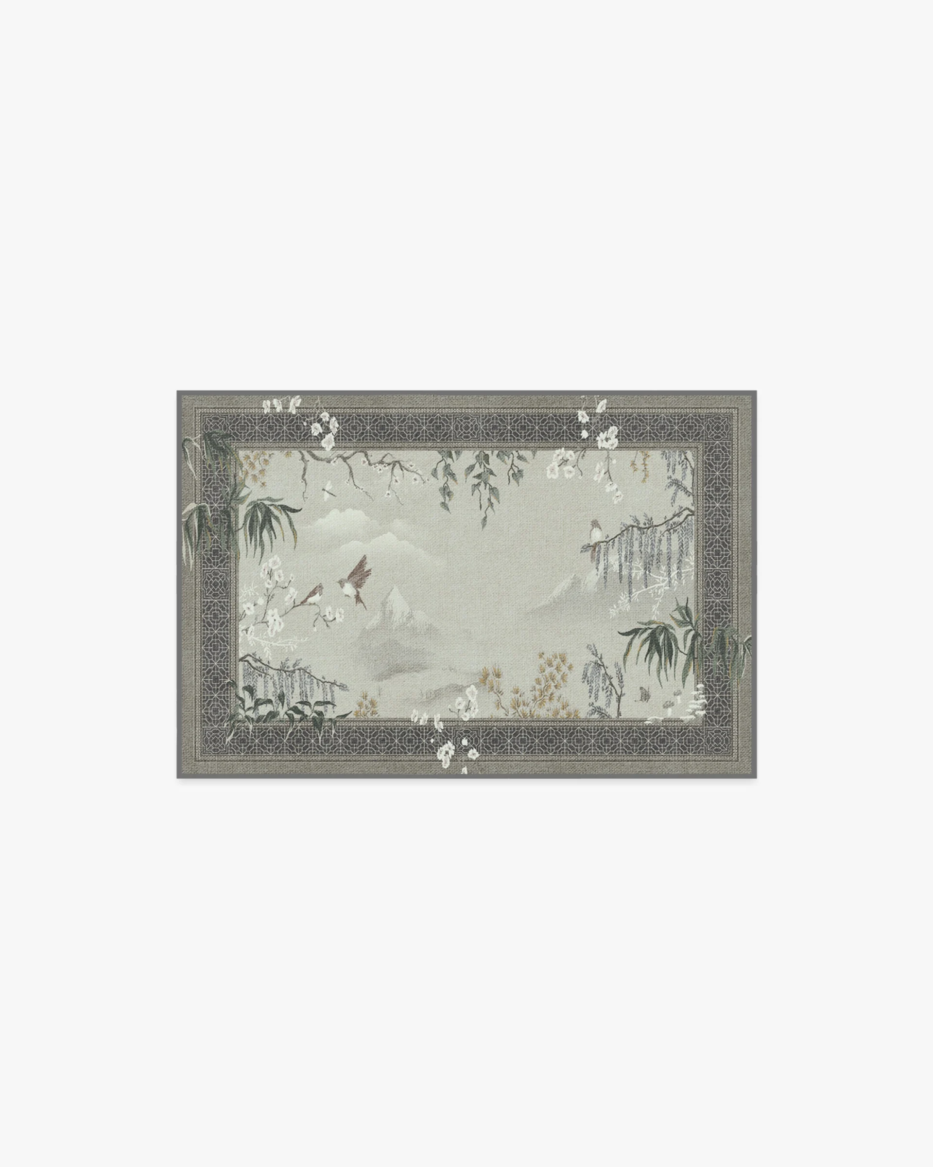 Wren Charcoal & Opal Rug | Ruggable