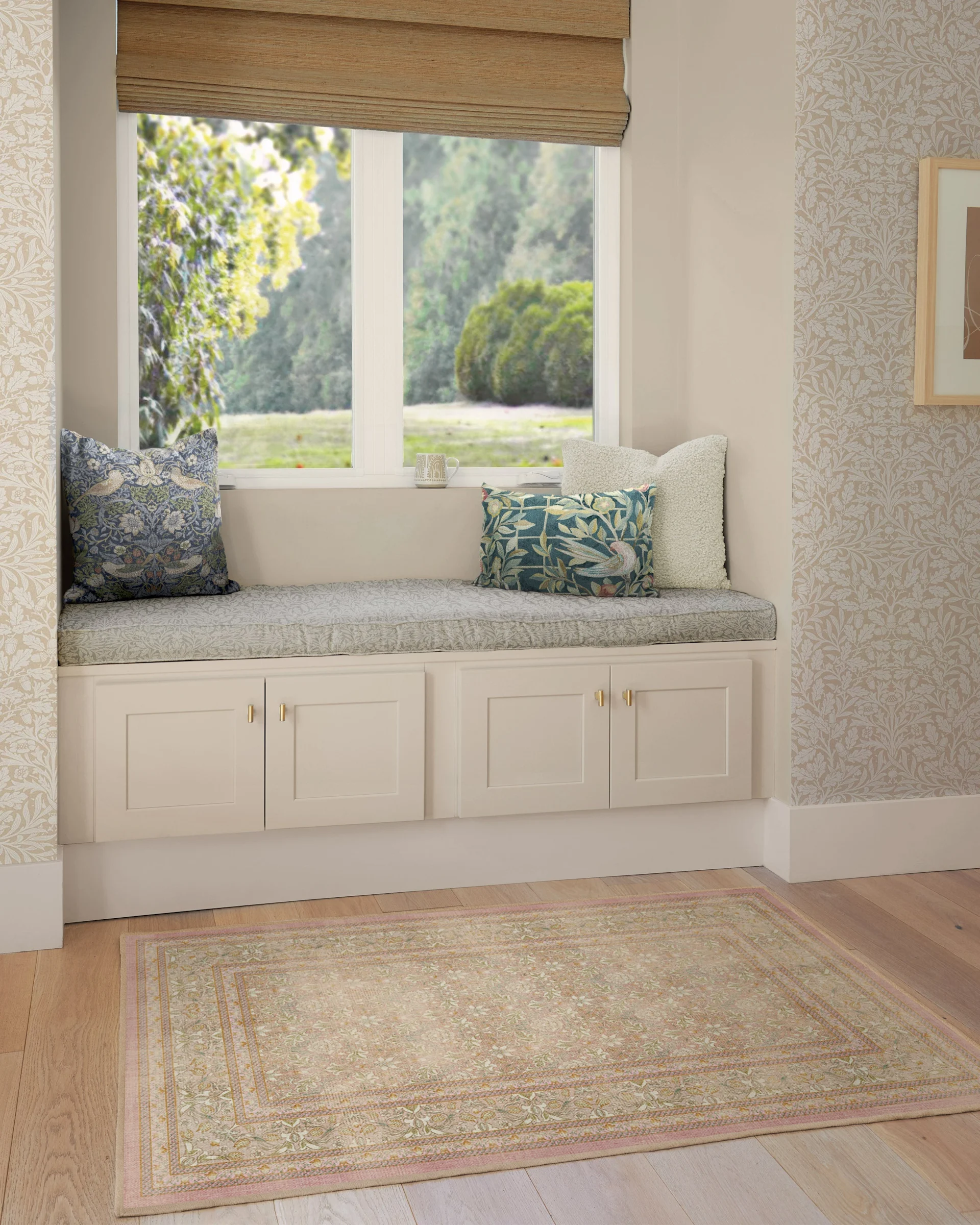 Morris & Co. Simply Severn Soft Pink Rug | Ruggable