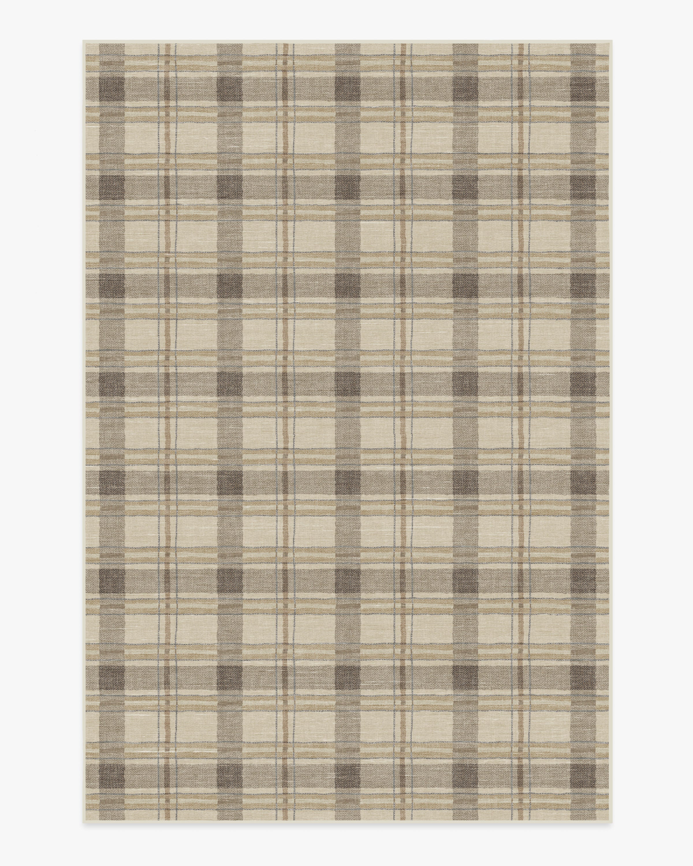 Piper Plaid Neutral Rug | Ruggable