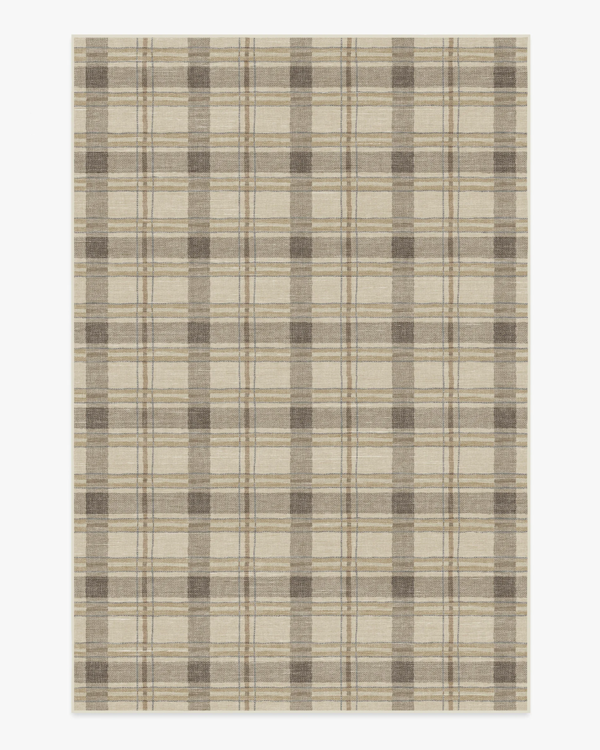 Piper Plaid Neutral Rug | Ruggable