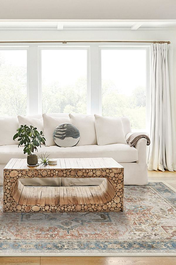 Kamran Coral Rug | Ruggable