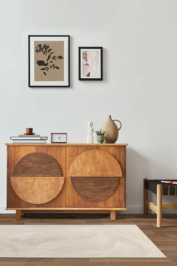 Marble Golden Ivory Tufted Rug | Ruggable