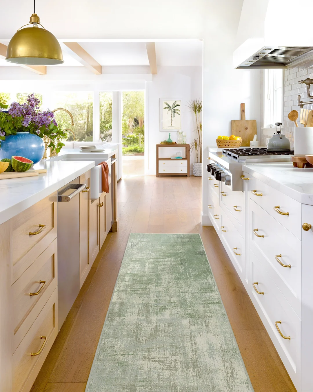 Impasto Sage Green Tufted Rug | Ruggable