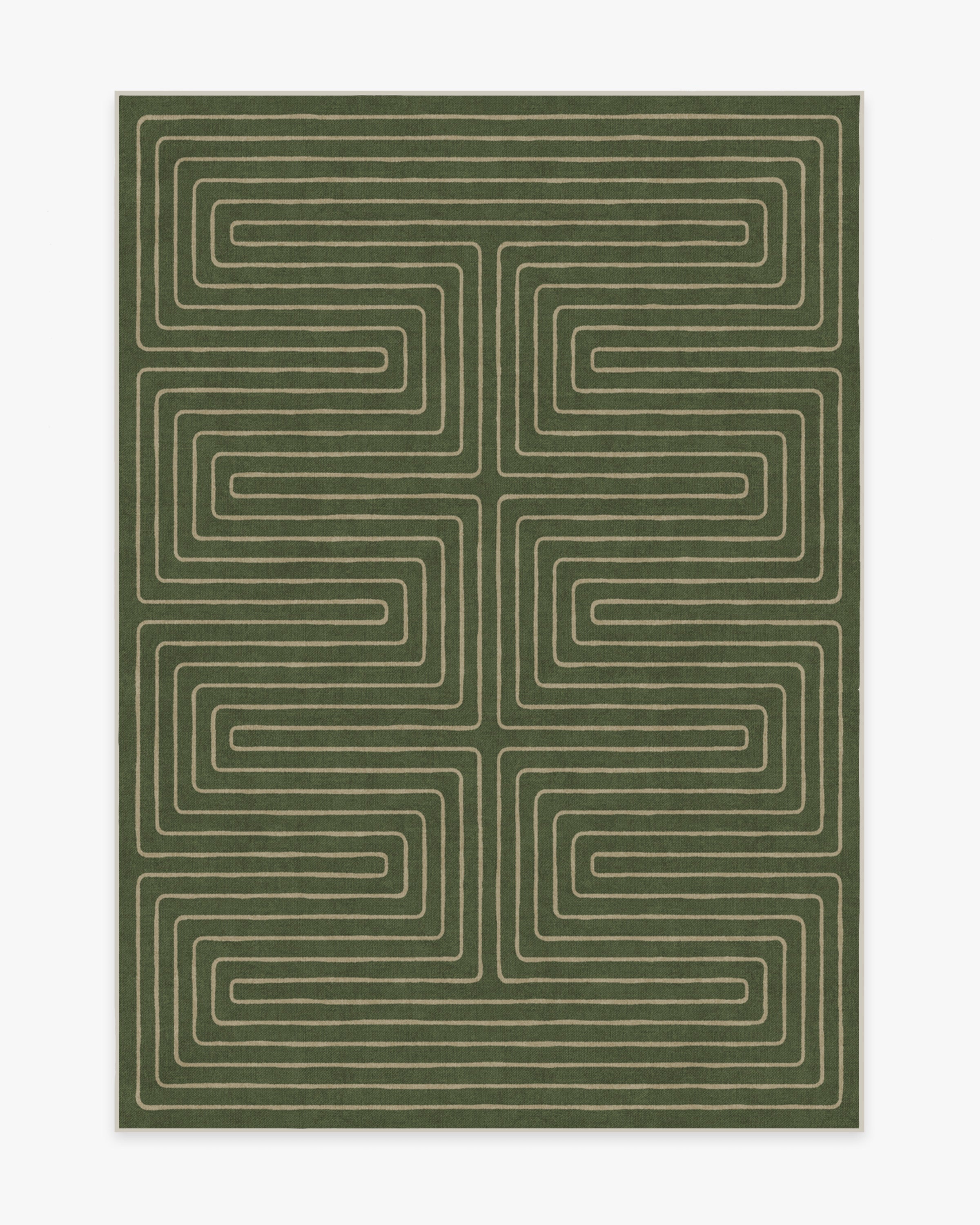 Jonathan Adler Labyrinth Fern Green Rug | Ruggable