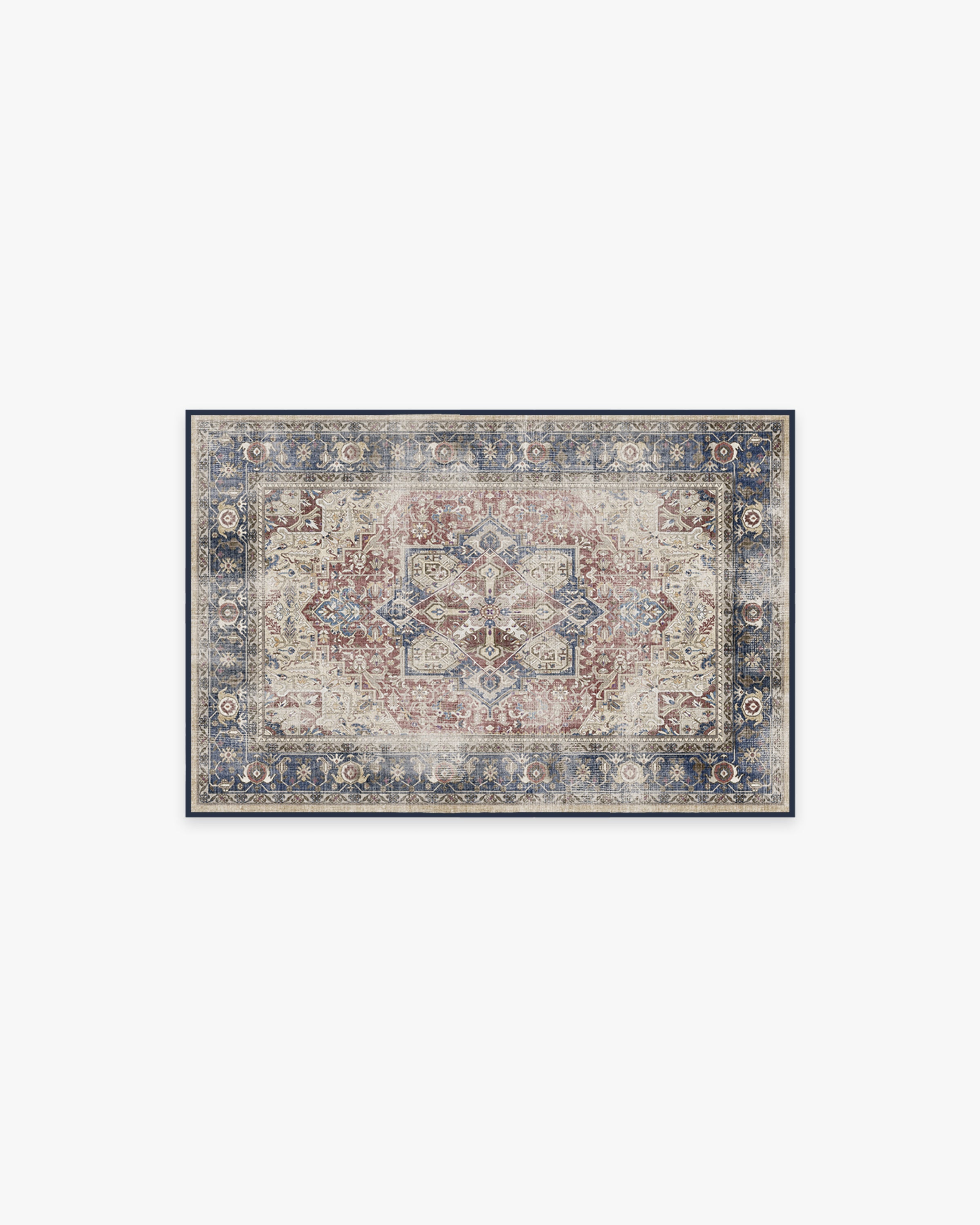 Kamran Royal Blue Rug | Ruggable