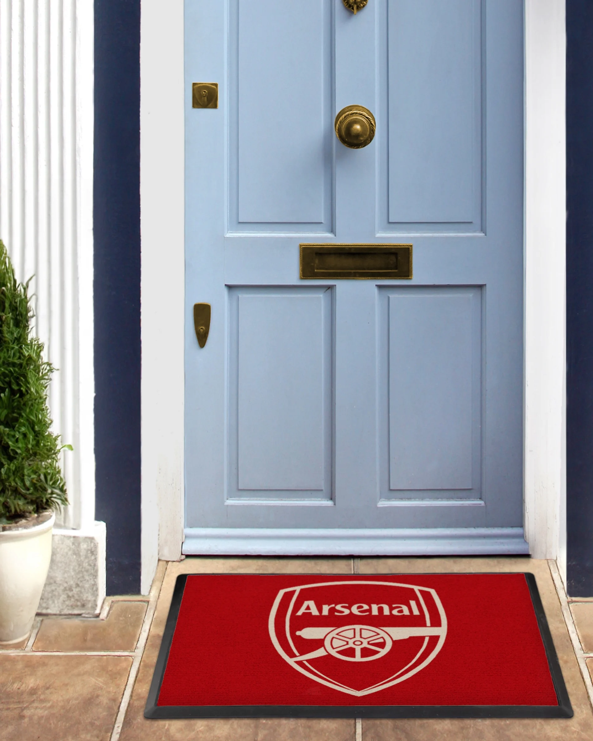 Arsenal Crest Red Doormat | Ruggable