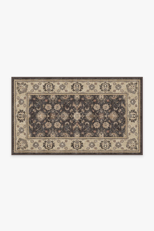 Odette Dark Wood Rug | Ruggable