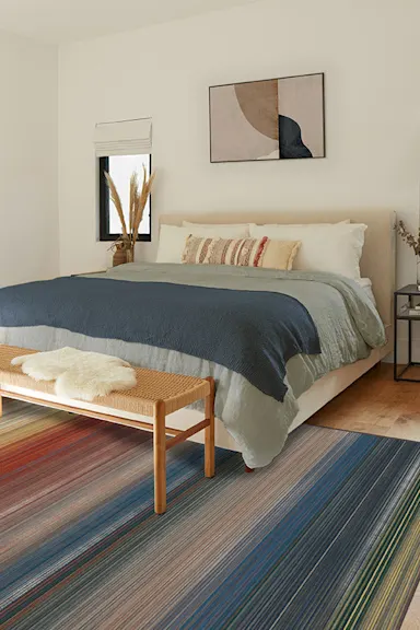 Linear Striped Multicolor Rug | Ruggable