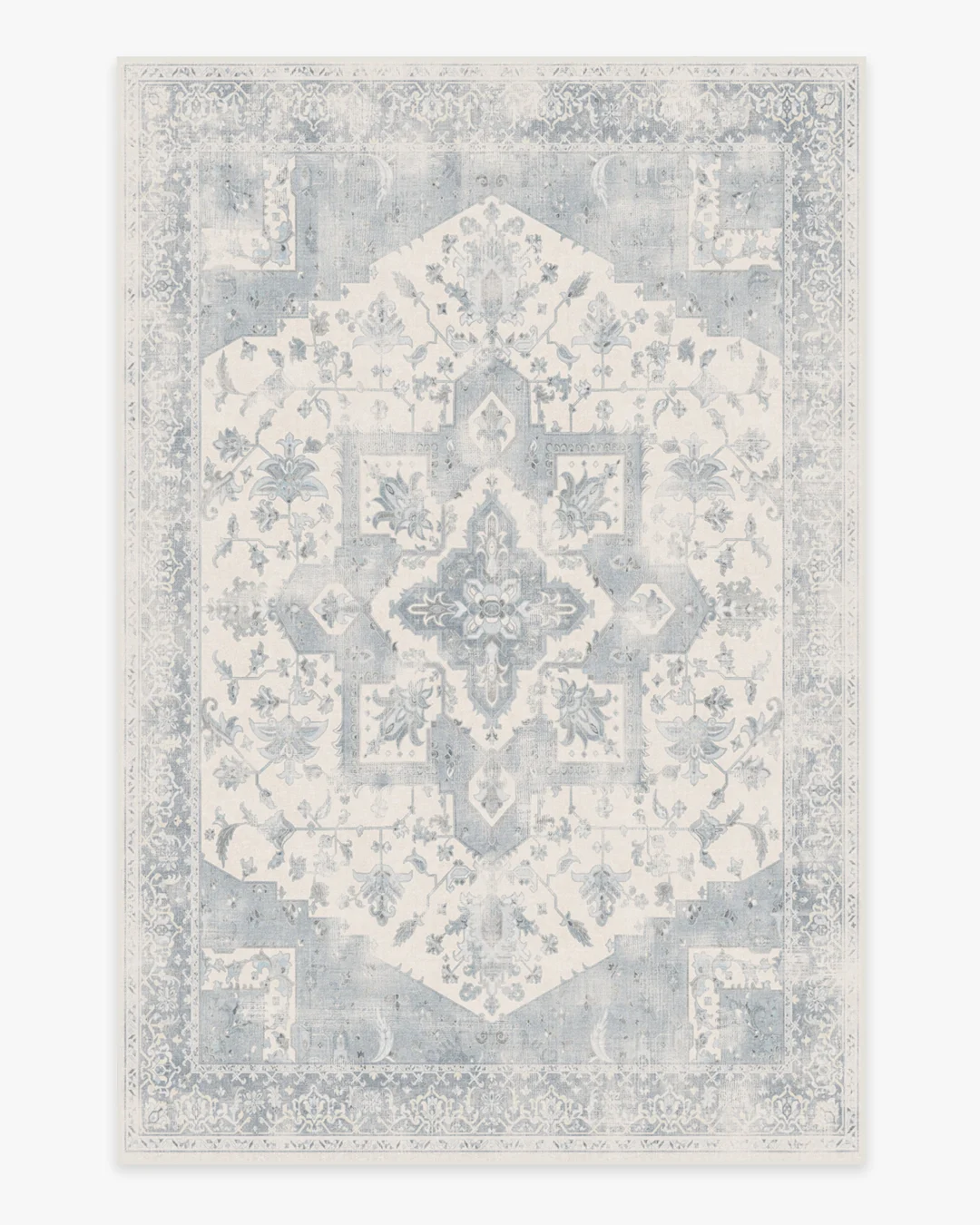 Kira Soft Blue Rug | Ruggable