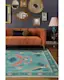 Iris Apfel Birds Of A Feather Aqua Rug | Ruggable