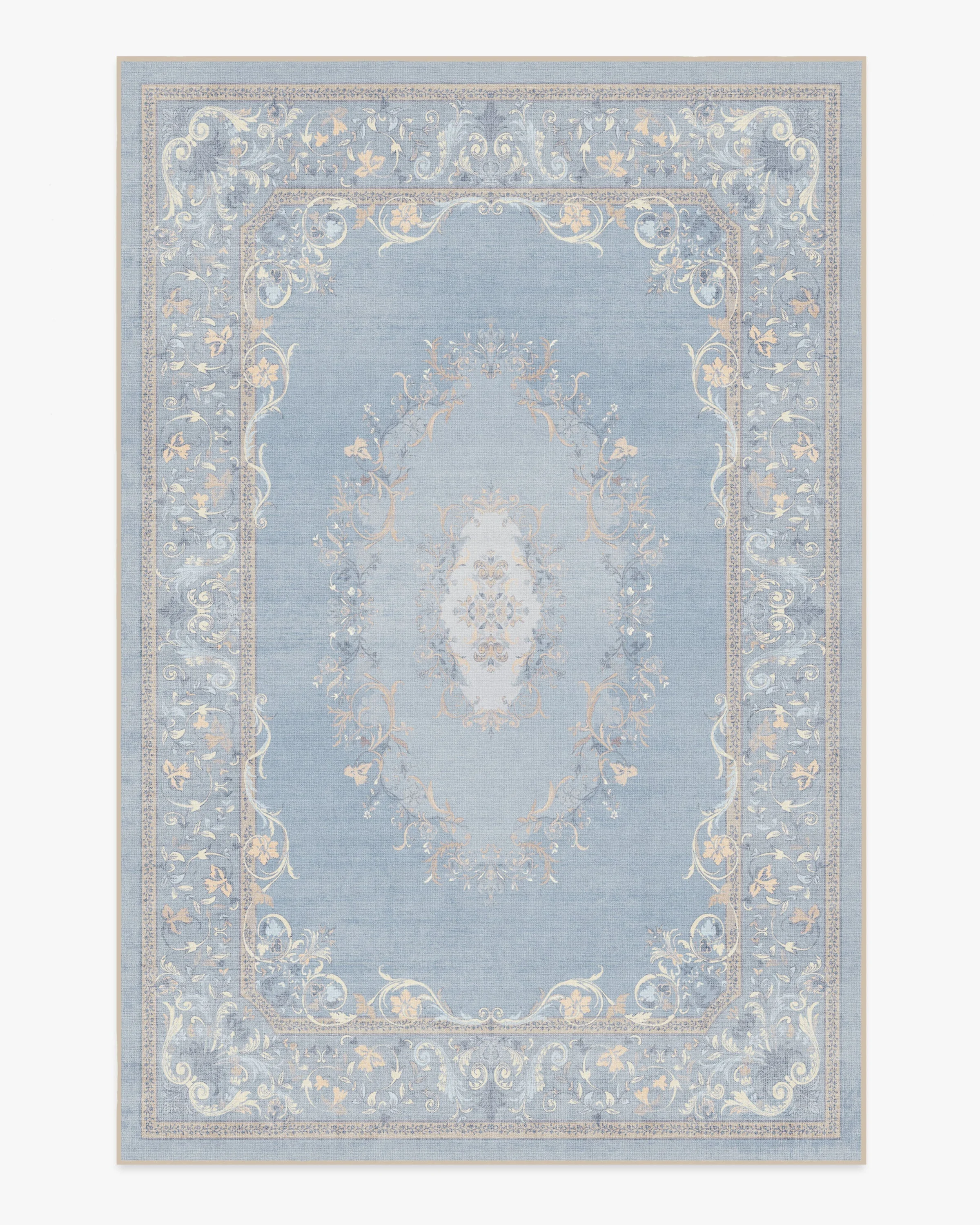 Bridgerton Lady Whistledown Soft Blue Rug | Ruggable