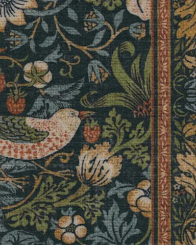 Morris & Co. Strawberry Thief Indigo Rug | Ruggable