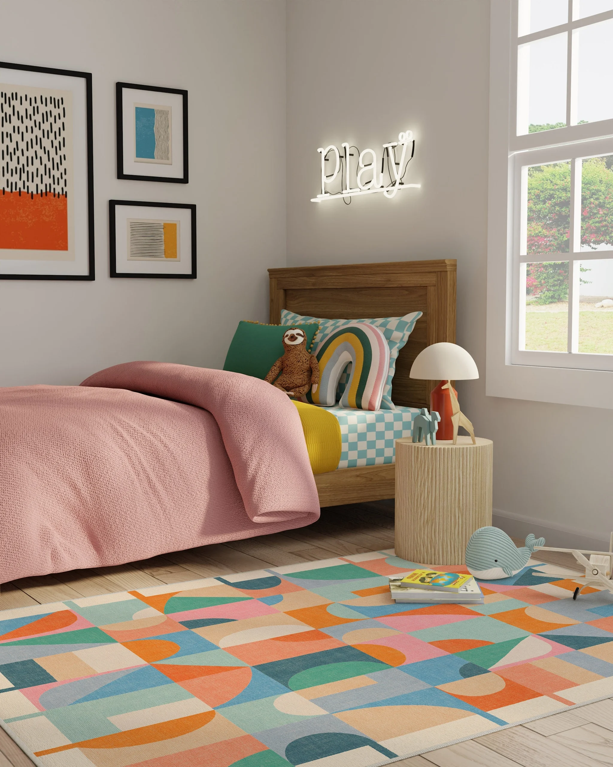 Jennie Multicolor Rug | Ruggable
