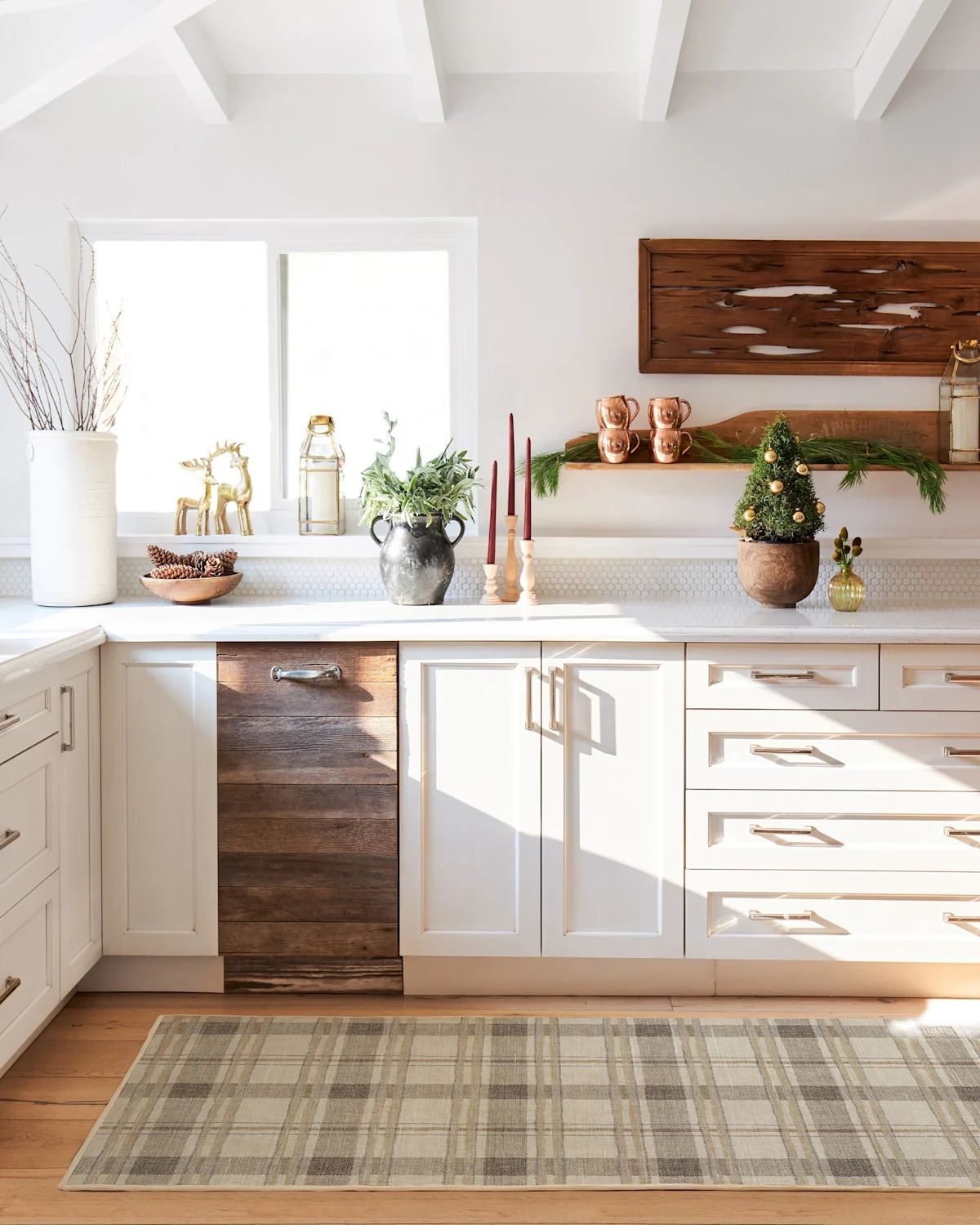 Piper Plaid Neutral Rug | Ruggable