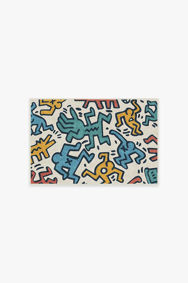 Keith Haring Block Party Multicolour | Ruggable
