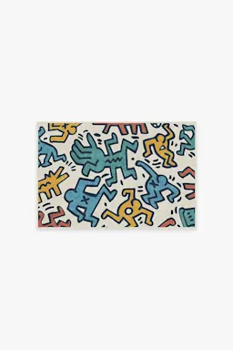 Keith Haring Block Party Multicolour | Ruggable