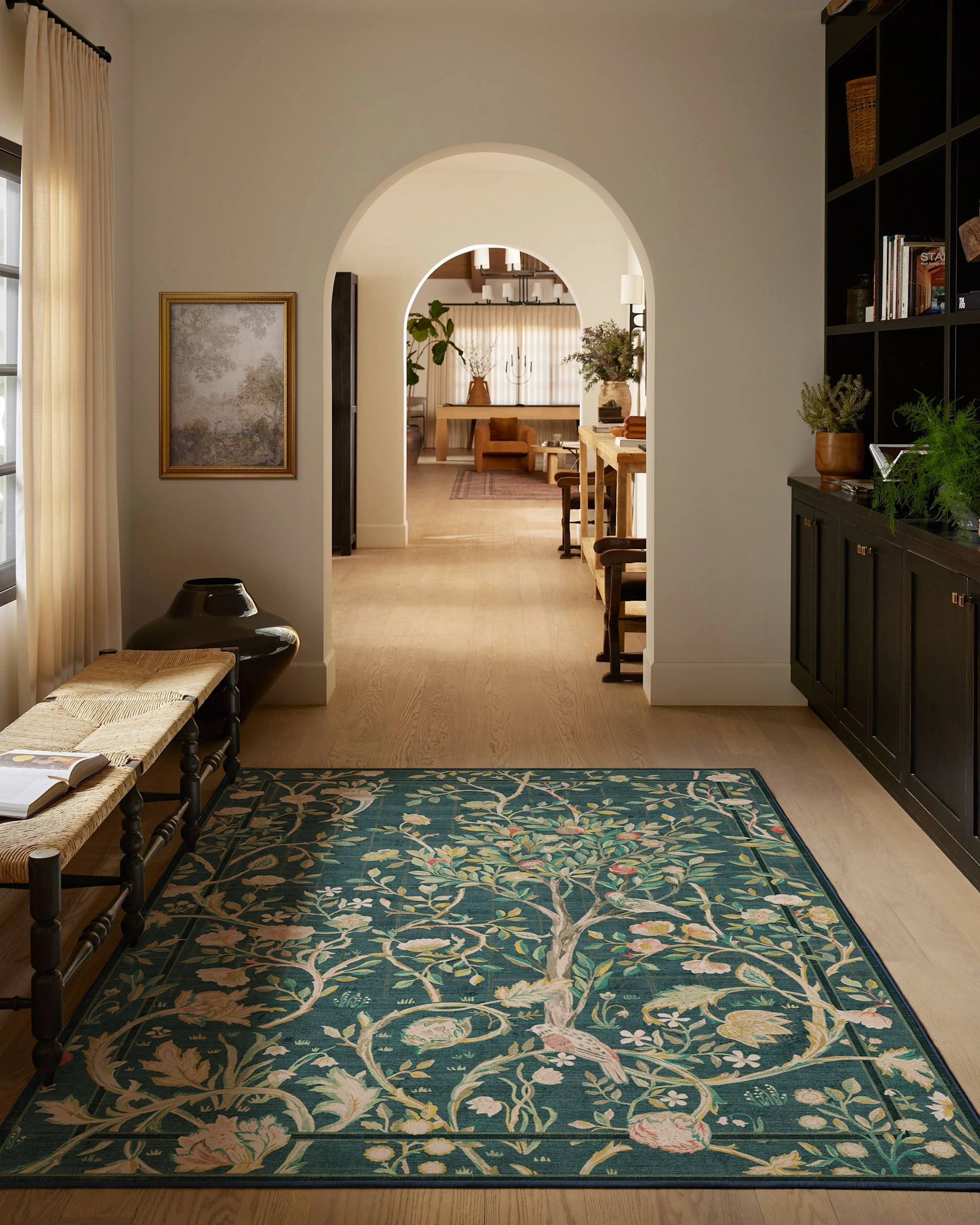 Morris & Co. Melsetter Teal Green Rug | Ruggable