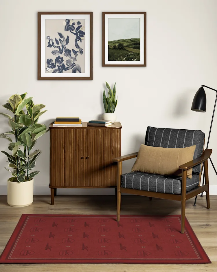 Arsenal Classic Red Rug | Ruggable