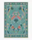 Iris Apfel Birds Of A Feather Aqua Rug | Ruggable