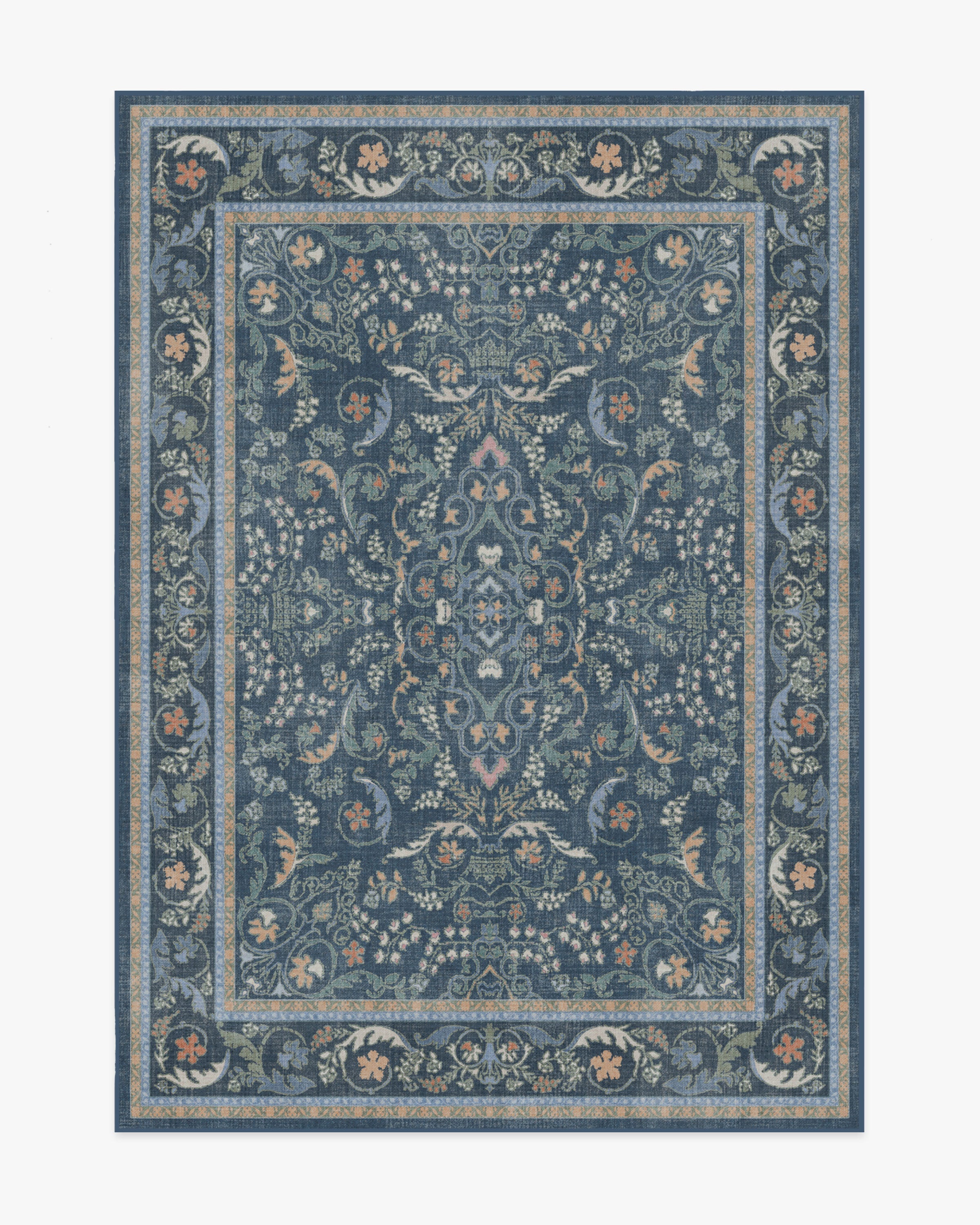 Bridgerton Fit For A Queen Blue Multicolor Tufted Rug | Ruggable