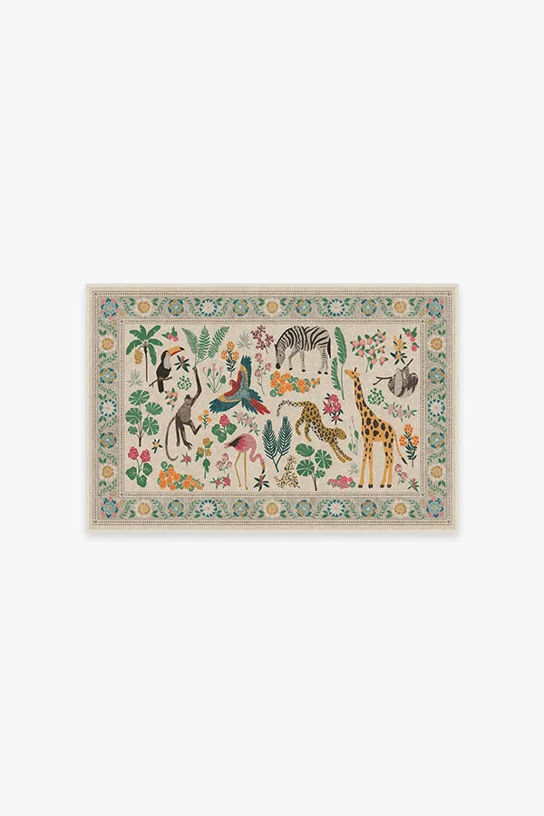 Iris Apfel Jingle Jungle Rug | Ruggable