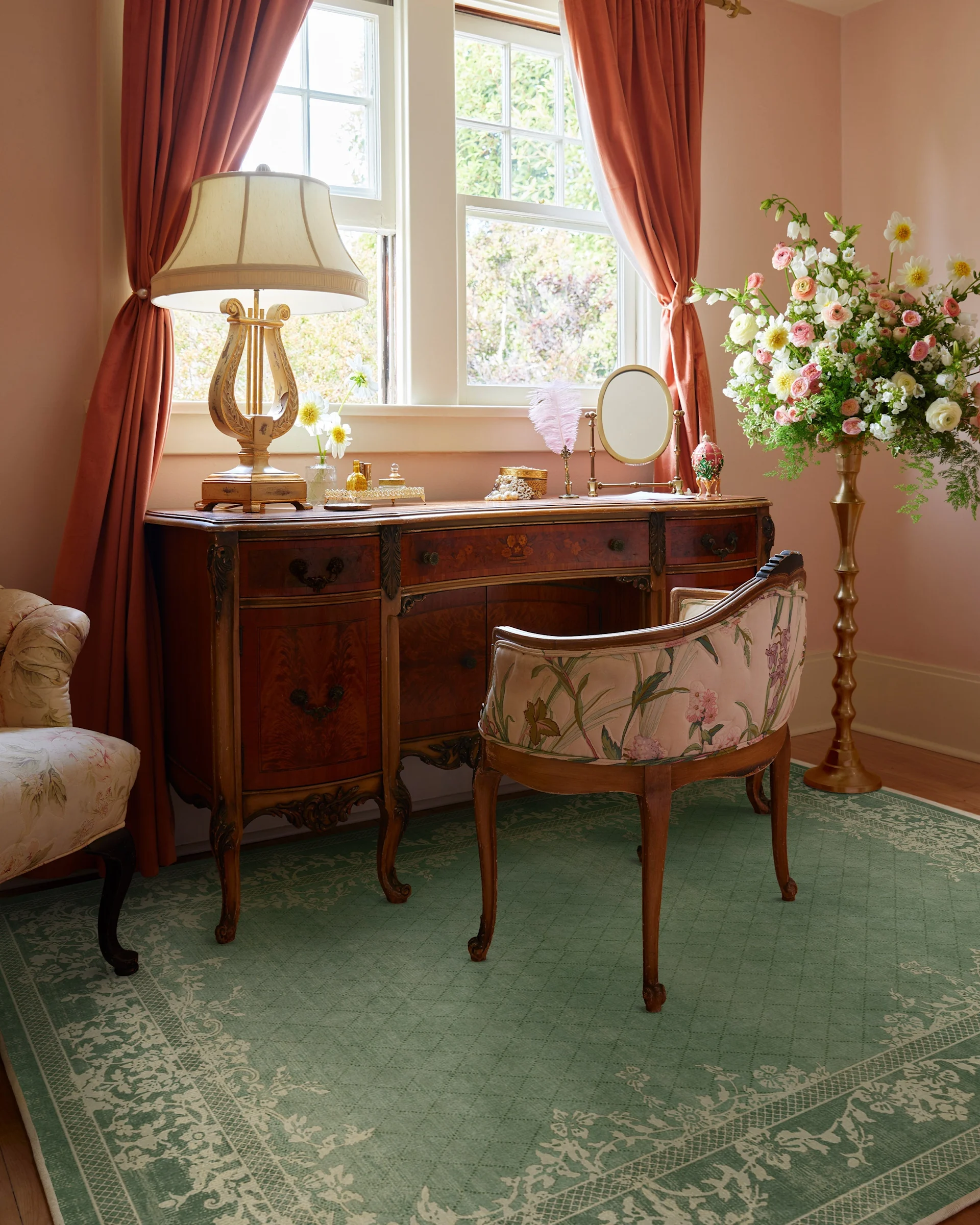 Juliet Sage Green Rug | Ruggable