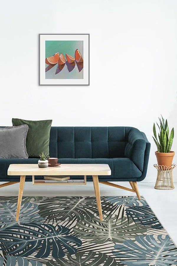 Monstera Jade Rug | Ruggable