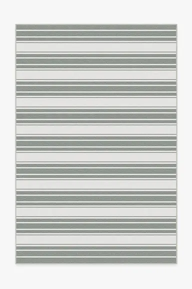 Outdoor Marina Stripe Grey Rug | Ruggable