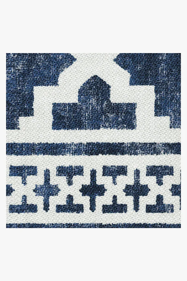 Outdoor Cleo Trellis Royal Blue Rug | Ruggable