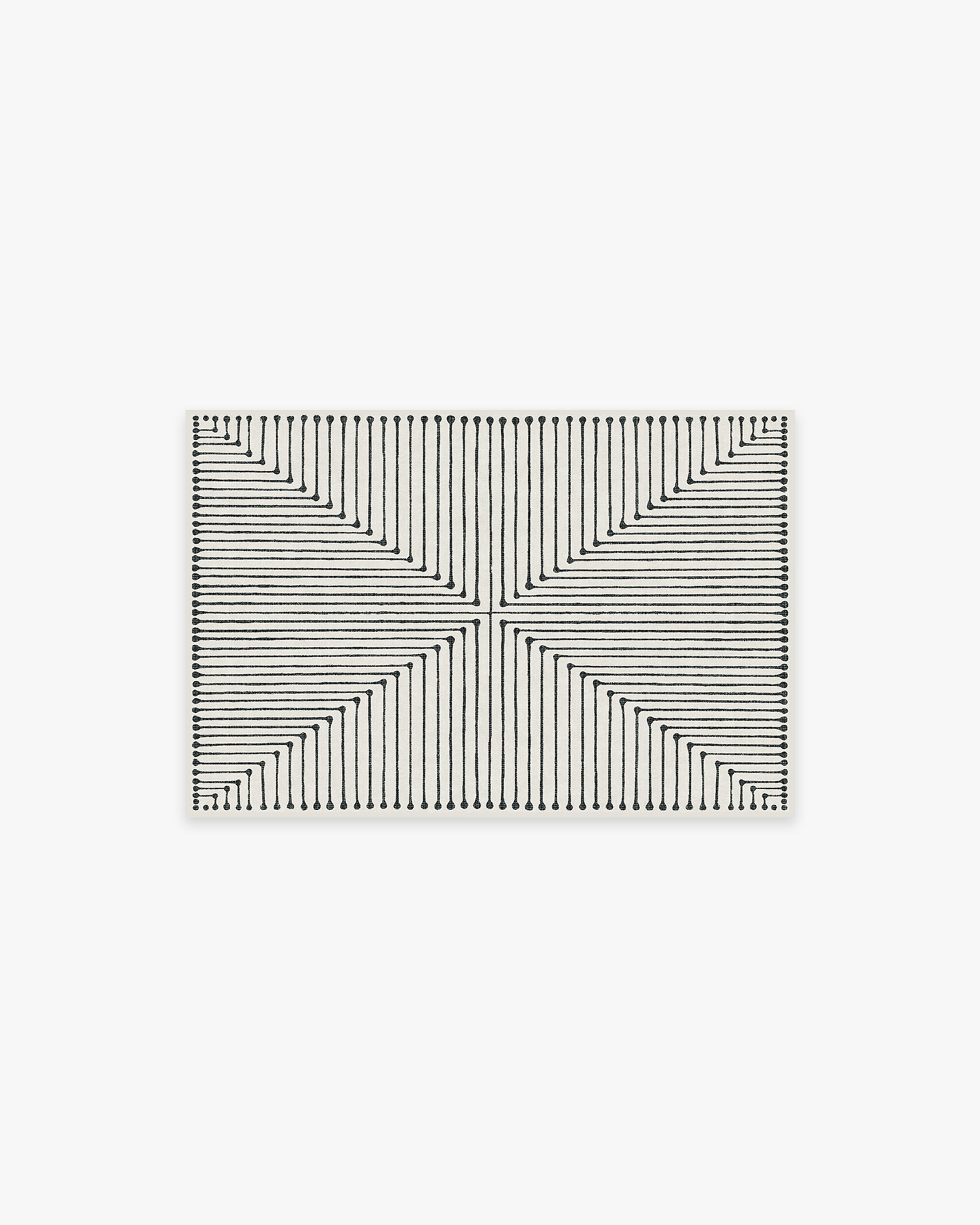 Jonathan Adler Inkdrop Black & Ivory Rug | Ruggable