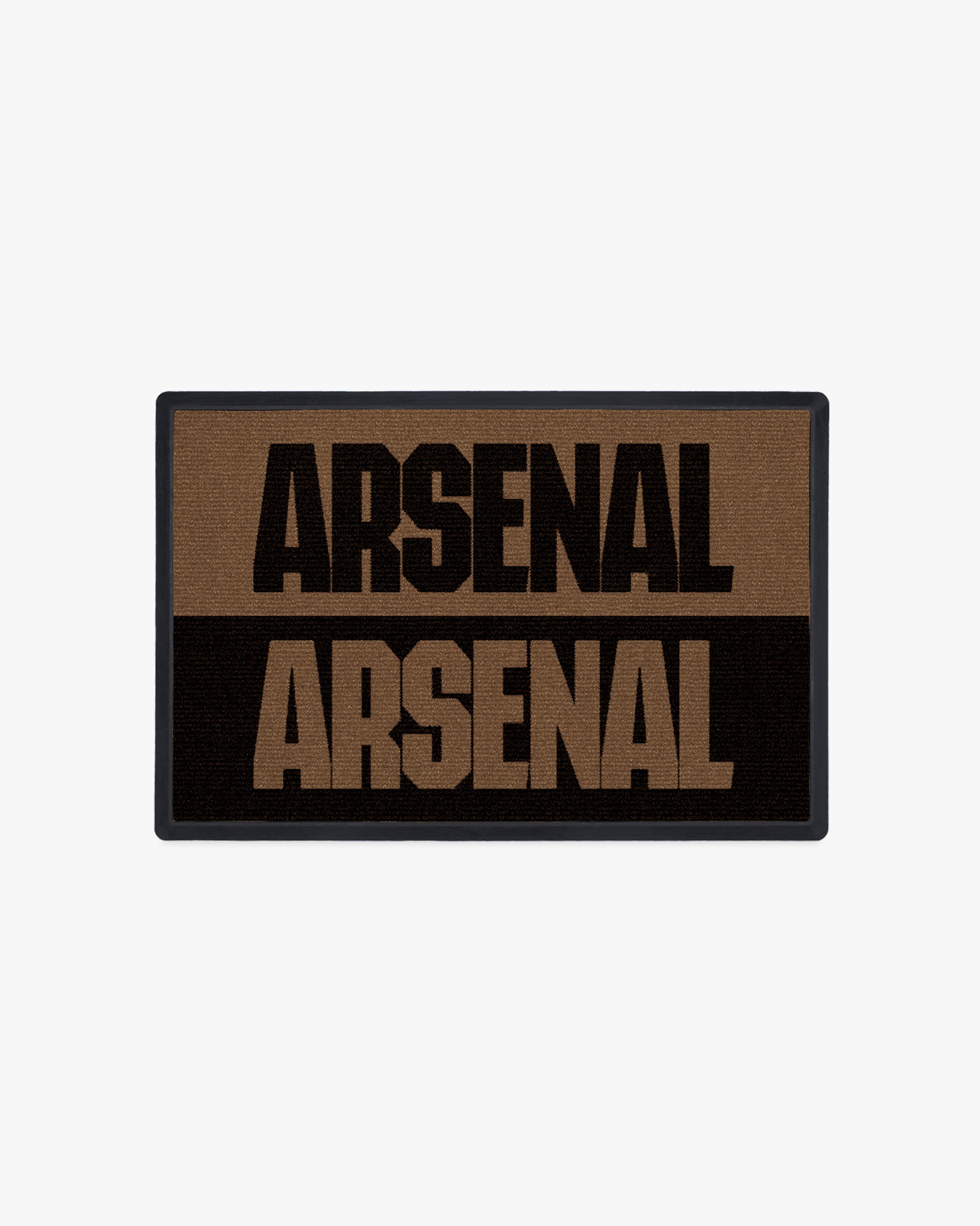 Arsenal Bold Black Doormat | Ruggable