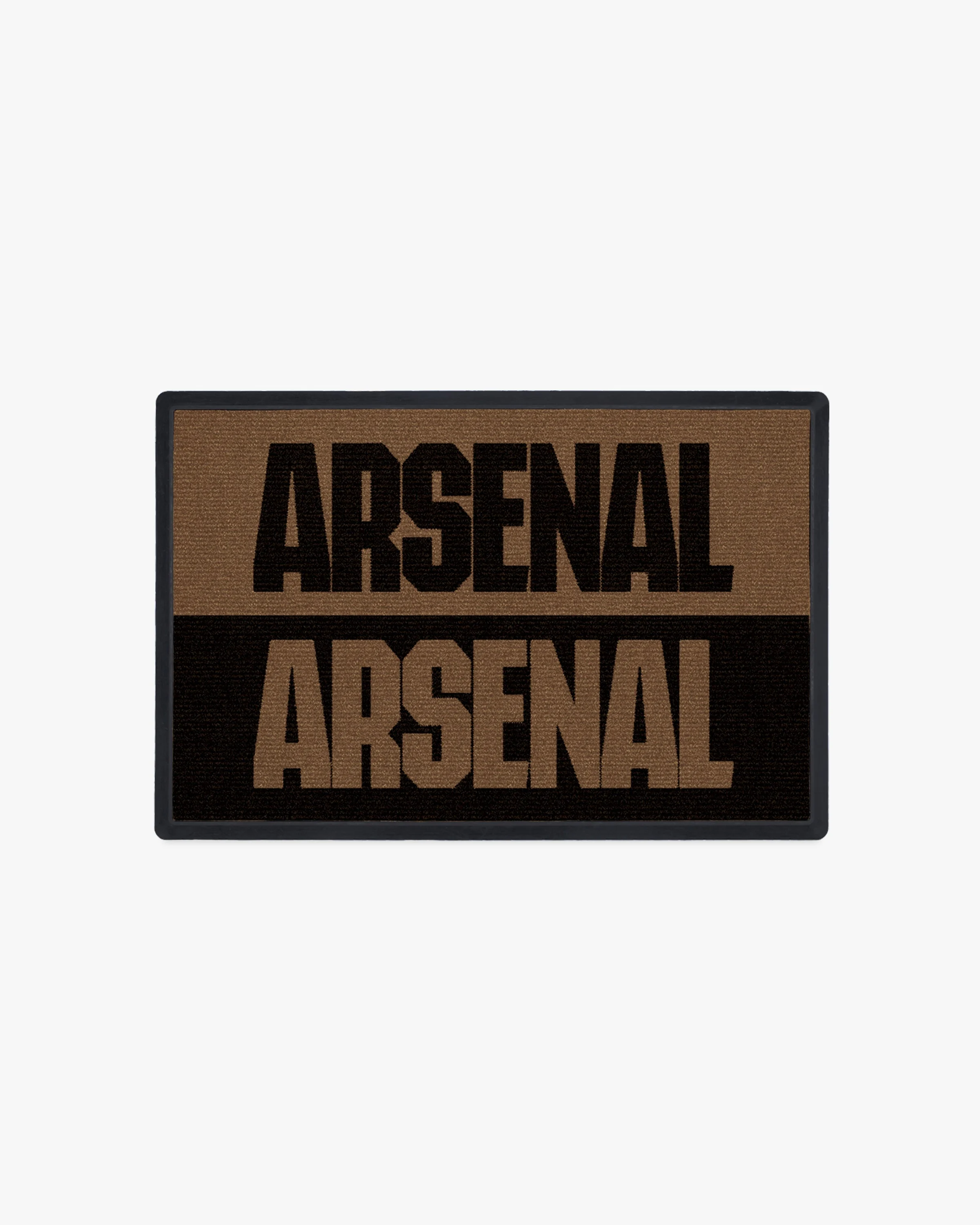 Arsenal Bold Black Doormat | Ruggable