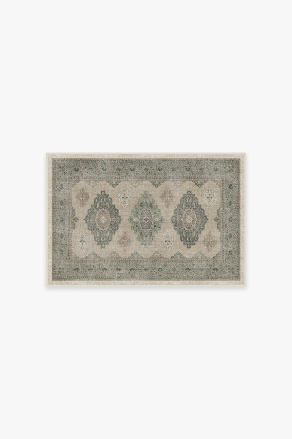Maxine Natural Sage Rug | Ruggable