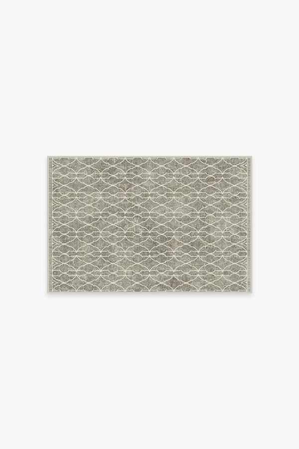Grogu Trellis Ash Grey Rug | Ruggable