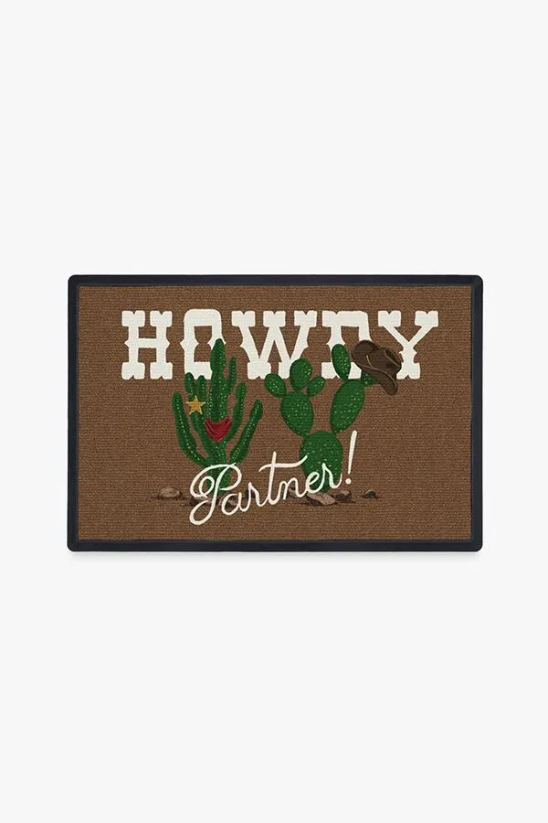 Howdy Partner Doormat | Ruggable
