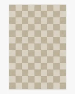 Jaque Checkered Stone Rug | Ruggable