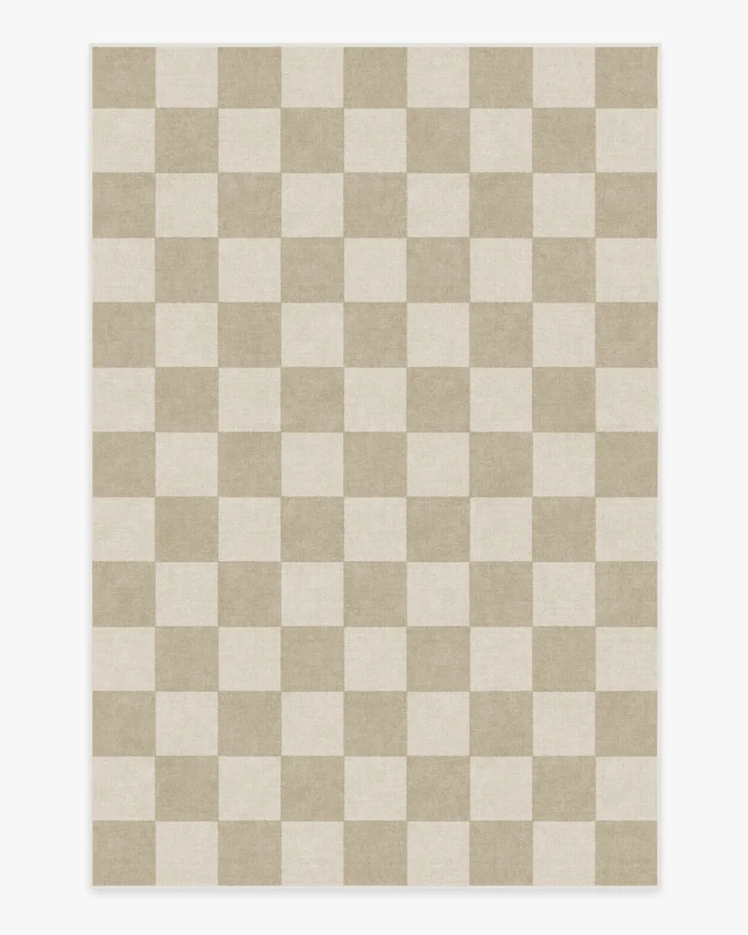 Jaque Checkered Stone Rug | Ruggable