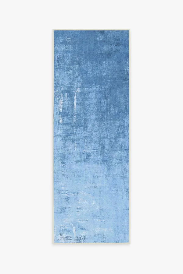 Outdoor Impasto Sky Blue Rug | Ruggable