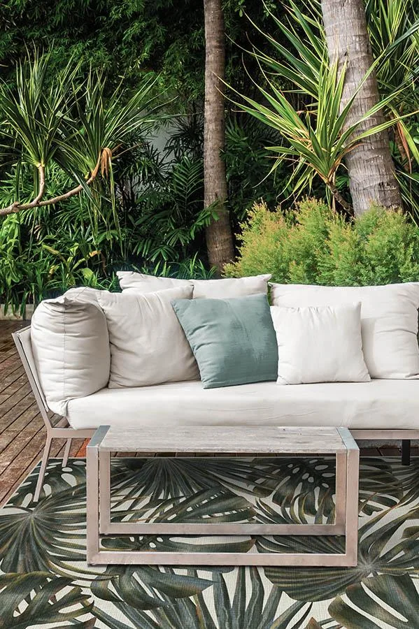 Outdoor Tropical Green Rug | Ruggable